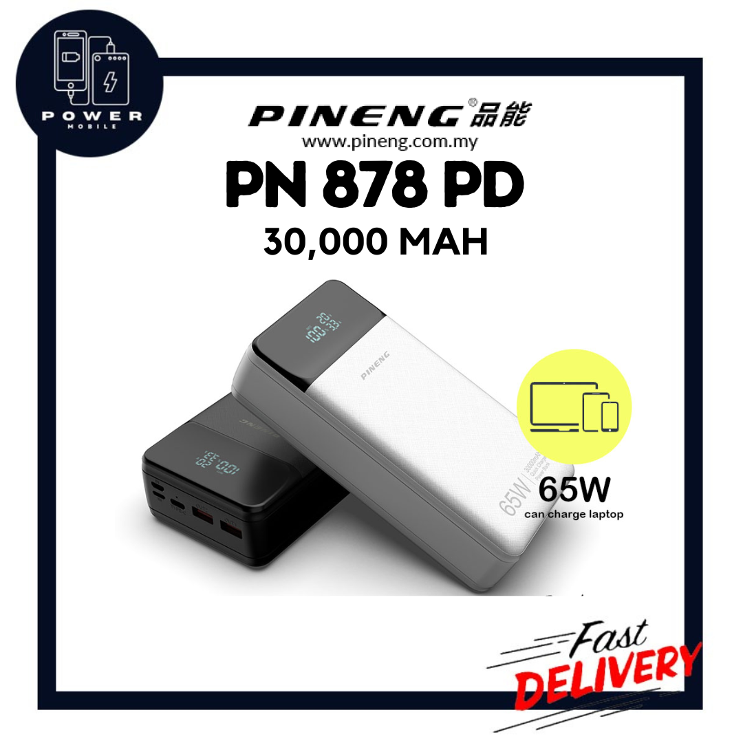 Pineng PN878PD/ PN 878 PD (30000 maH) 65w also for Charging Laptop, 2 ...