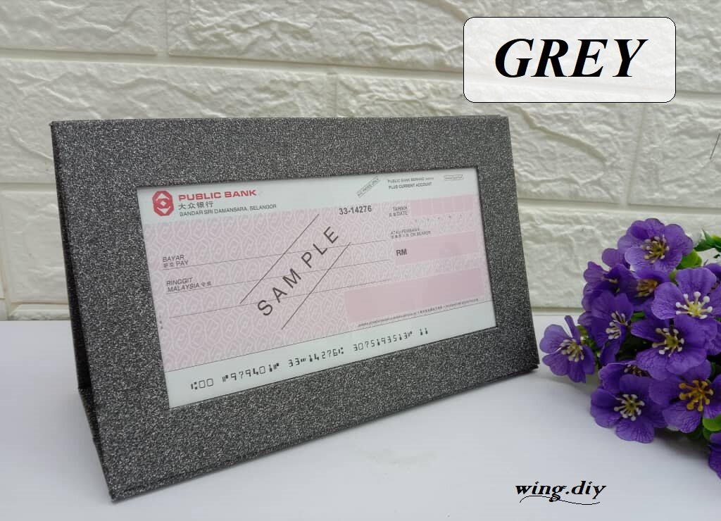 [READY STOCK] GLITTER CHEQUE FRAME/ FRAME CEK MAS KAHWIN/ DUIT HANTARAN ...