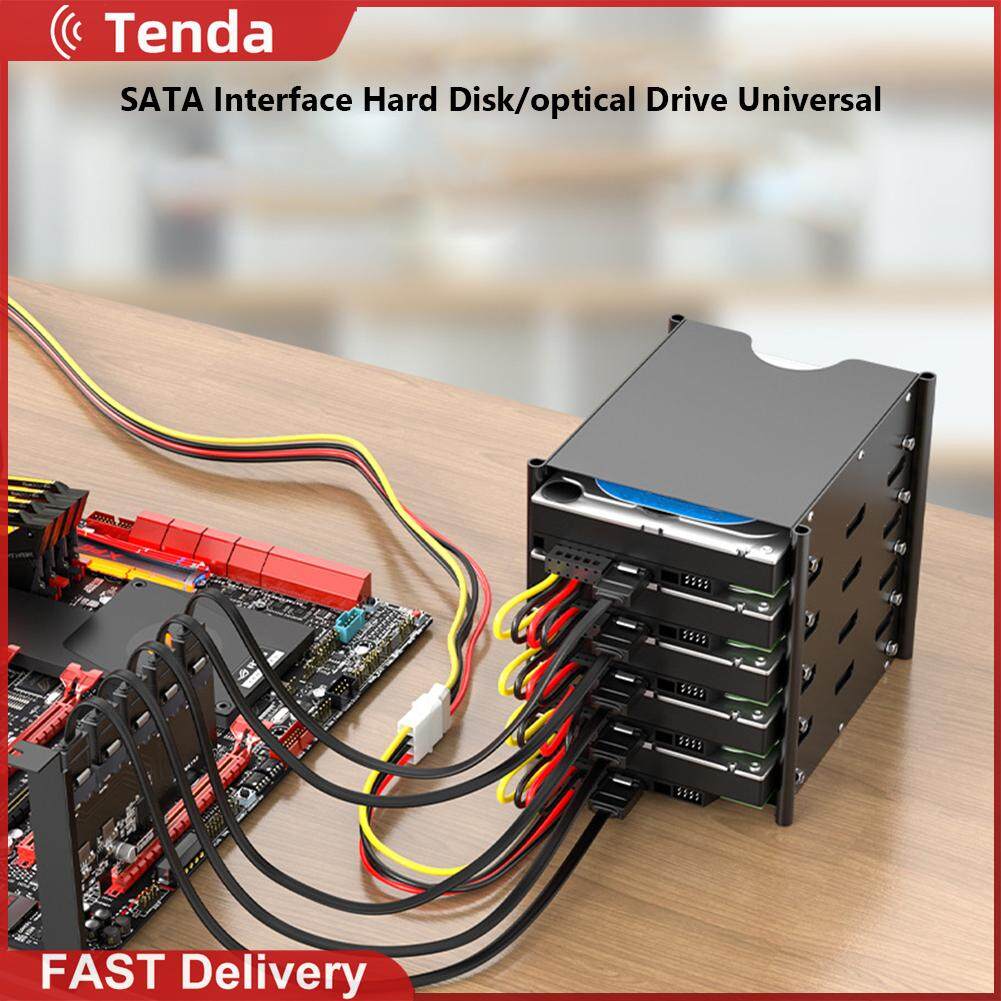 SATA 3.5/2.5 inch 1 to 5 SATA Hard Drive Power Supply Splitter Cable ...