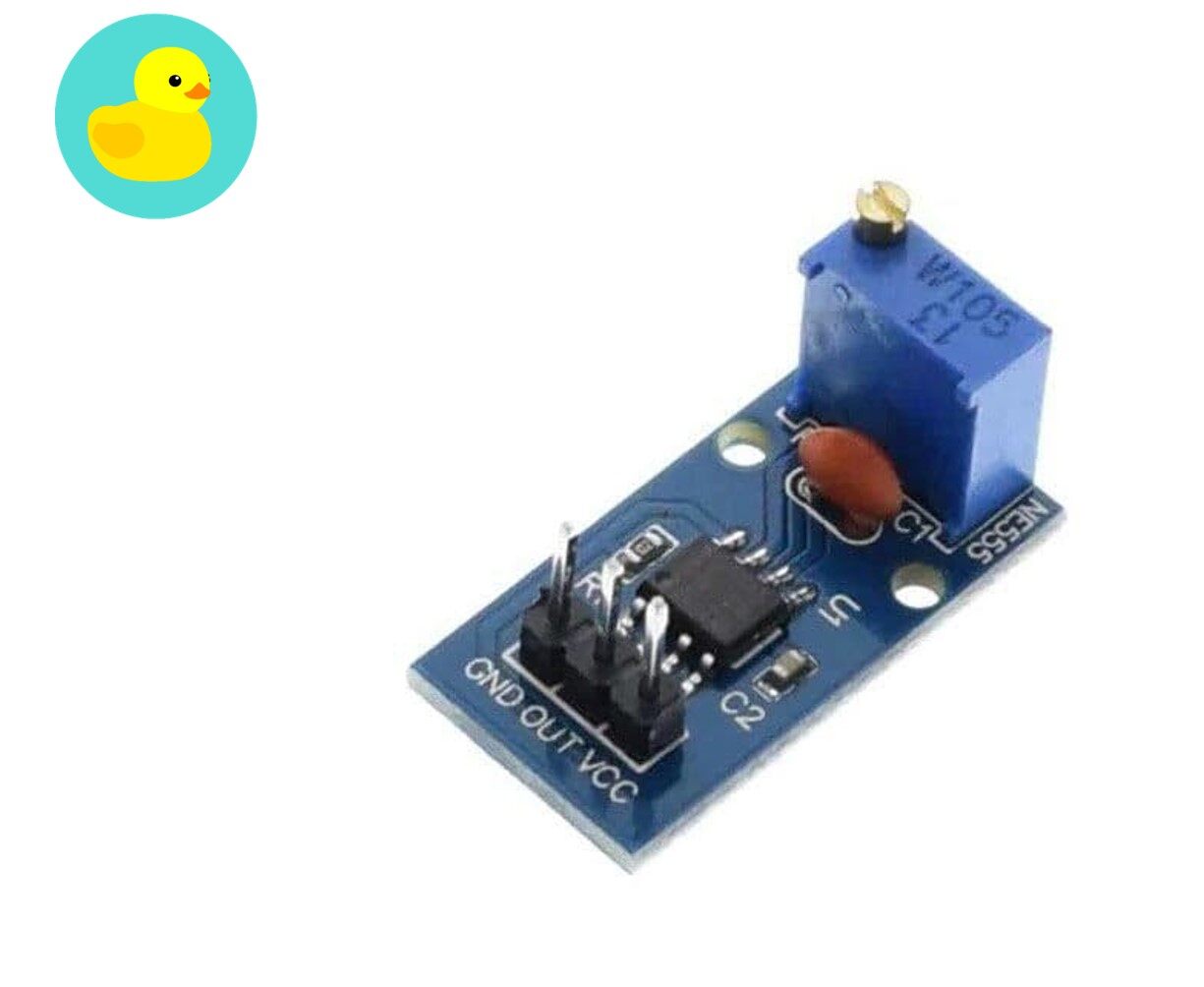 NE555 Clock Pulse Waveform Generator Module With Adjustable Frequency ...