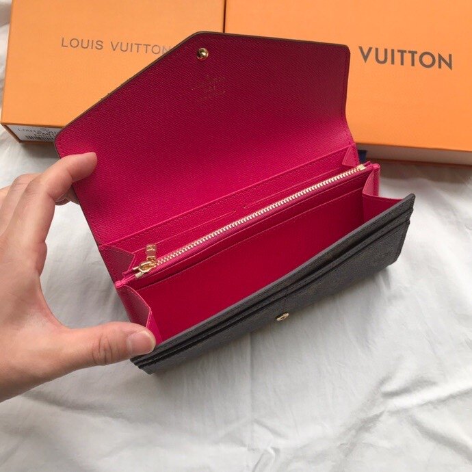 [Brand packaging] 2021G high-end leather wallet ladies long coin purse ...