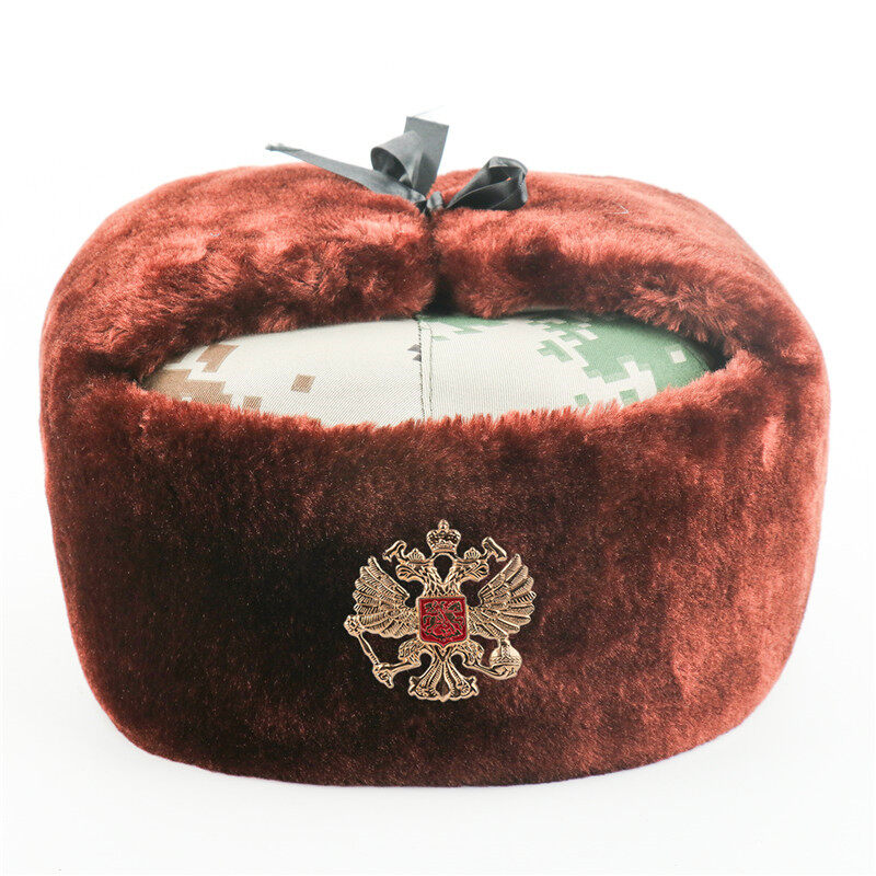 Soviet Military Badge Russia Ushanka Bomber Hats Pilot Trapper trooper ...