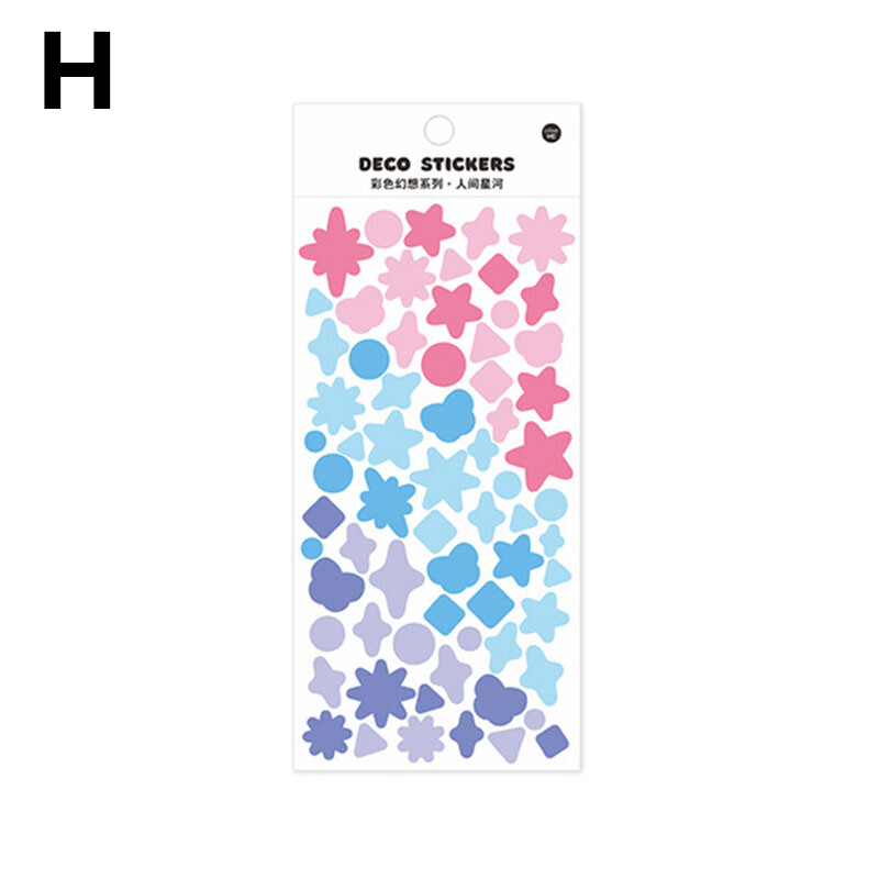 Korean Cartoon Character Long Strip Sticker Girl Diary Decoration ...