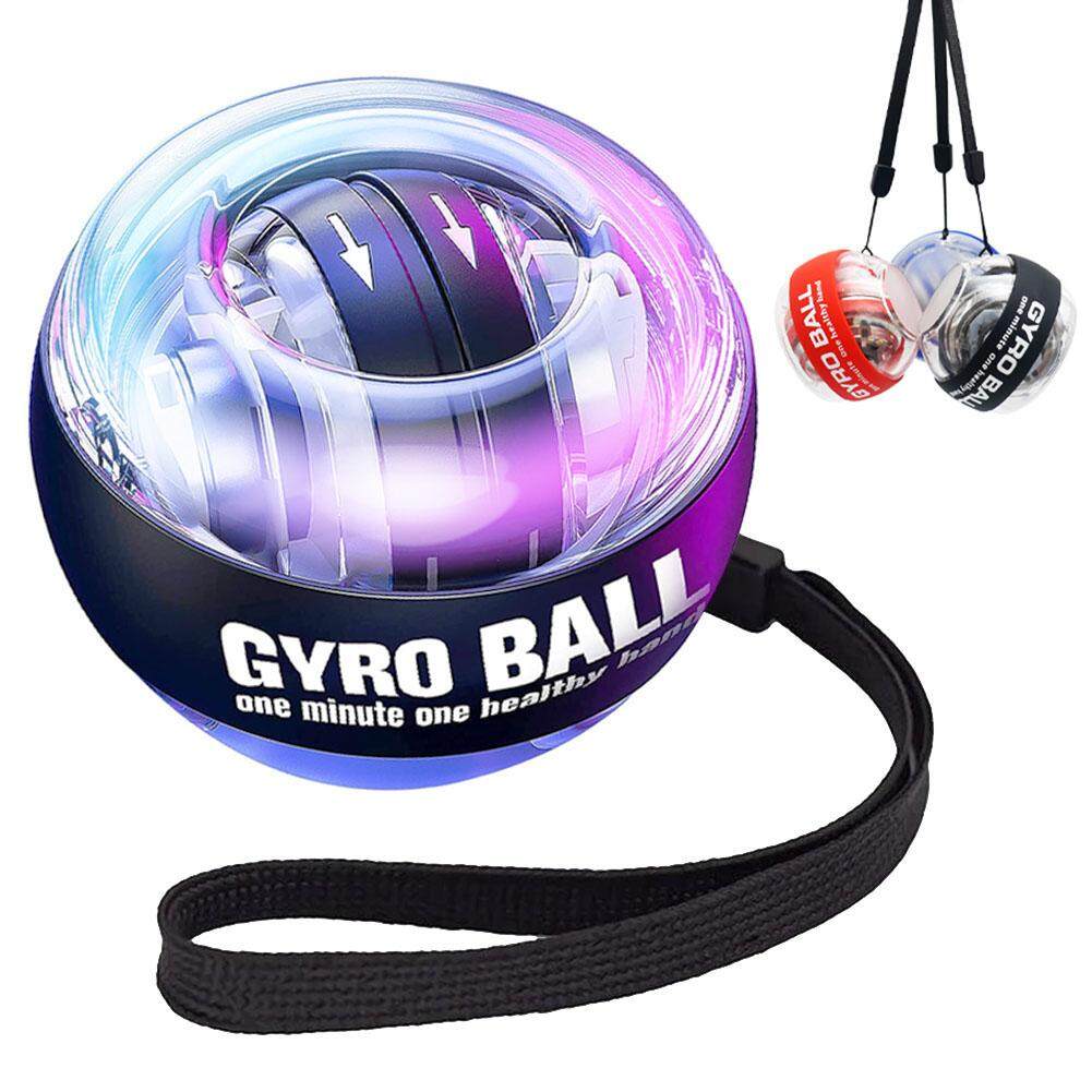 GTWO Gyro Ball Gyroscope LED Power Wrist Ball Arm Hand Muscle Force ...