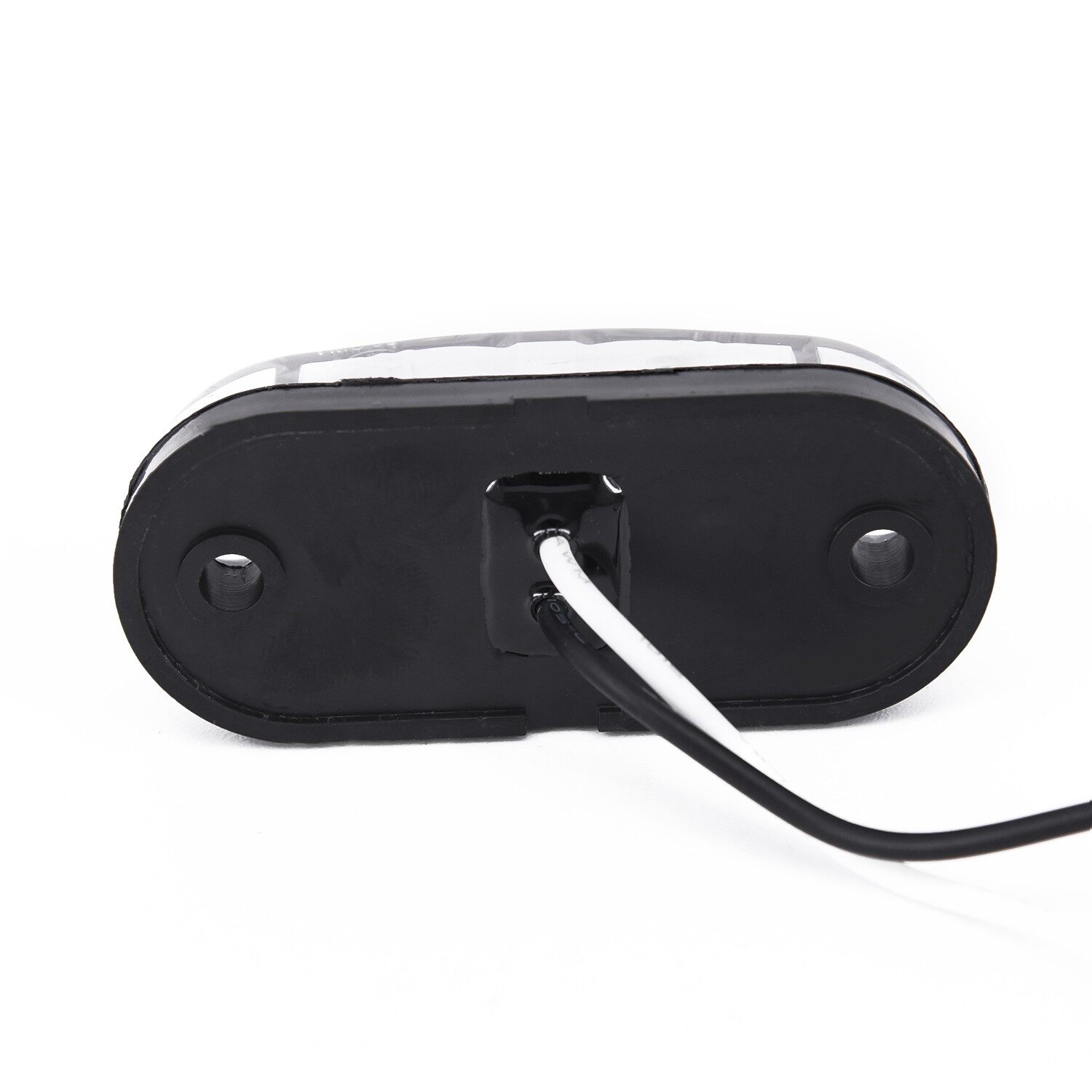2pcs White LED Side Marker Indicator Light Car Truck Van Trailers ...