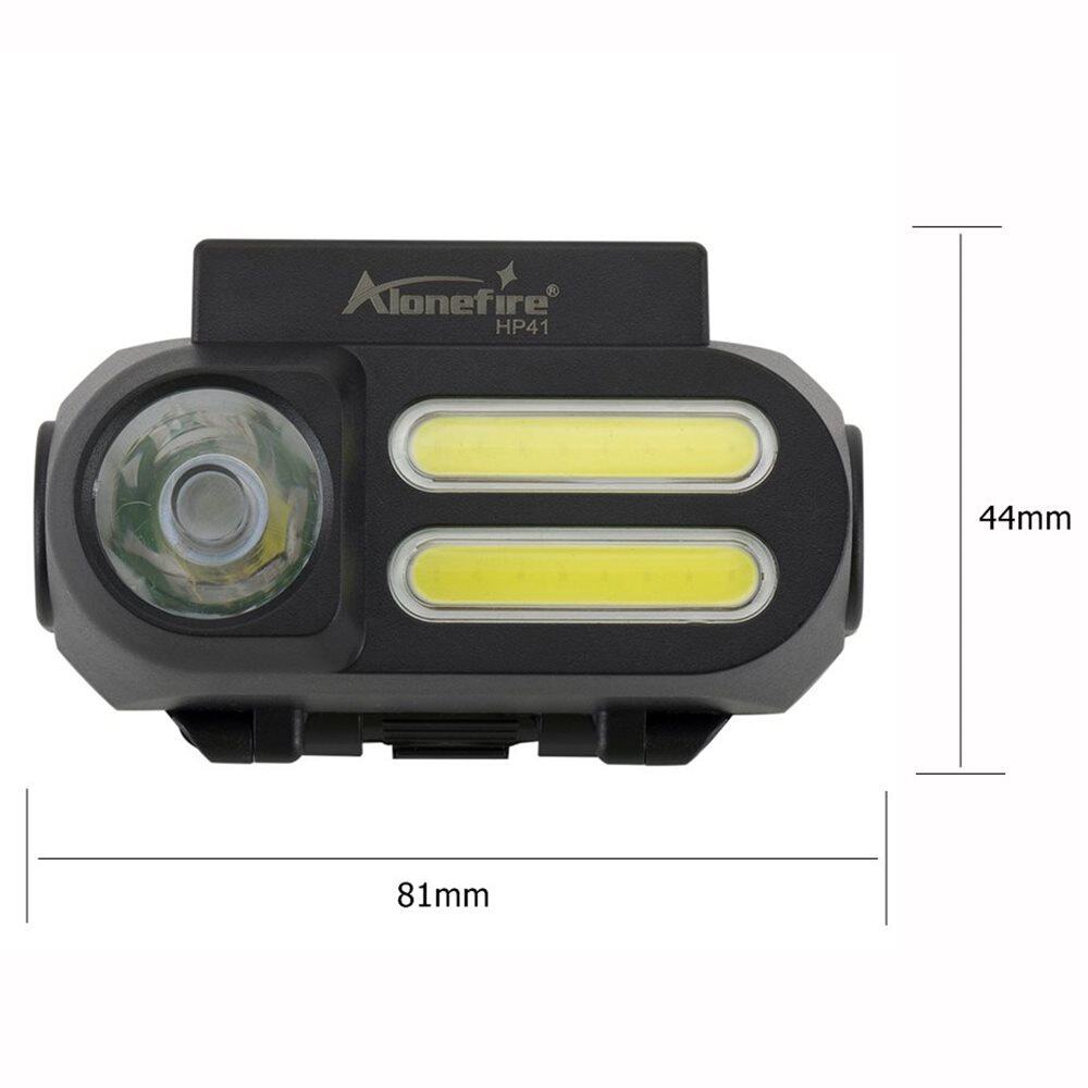 Alonefire HP41 Portable Mini LED Headlamp Work Light Waterproof ...