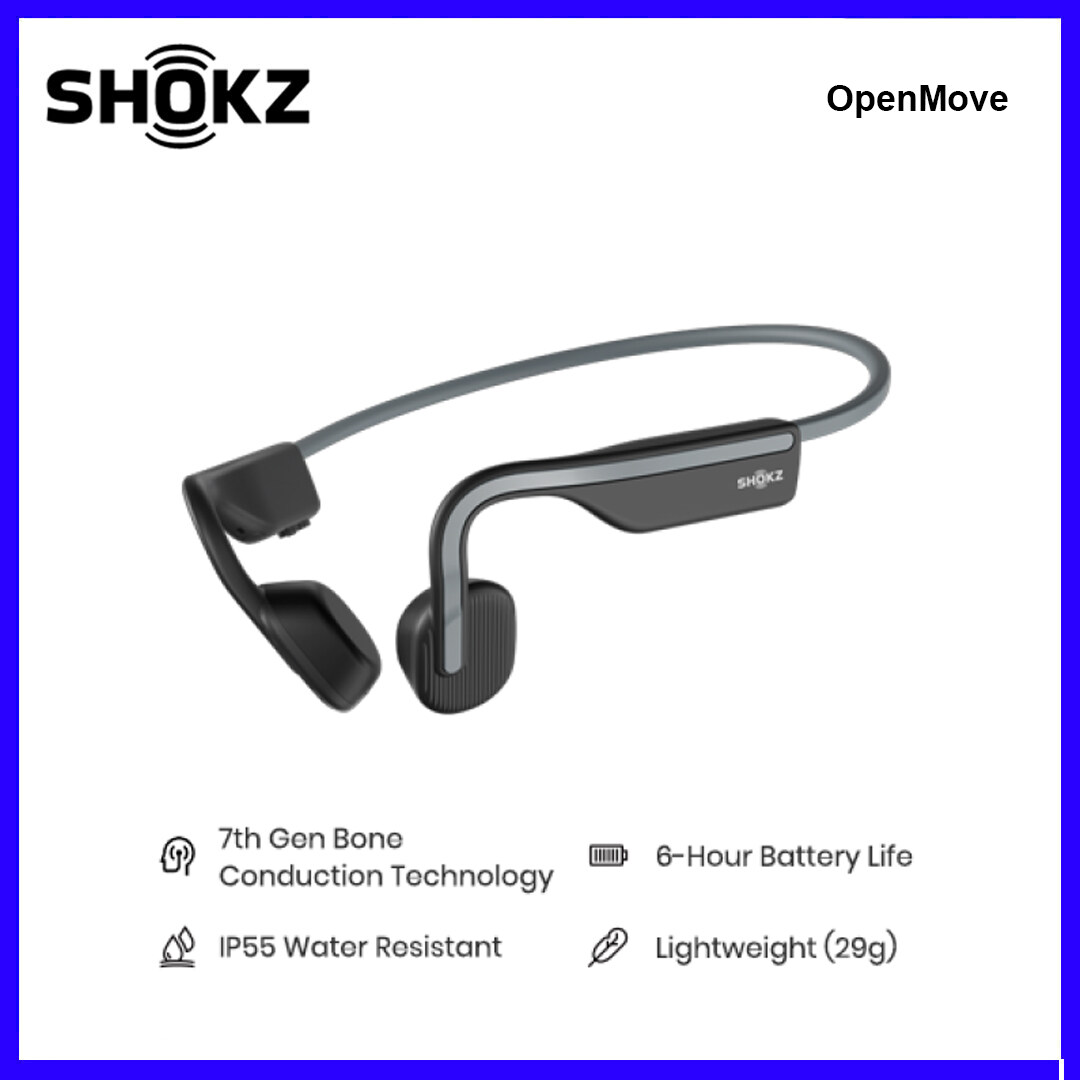 Original Shokz OpenMove Bone Conduction Wireless Headphones | Lazada