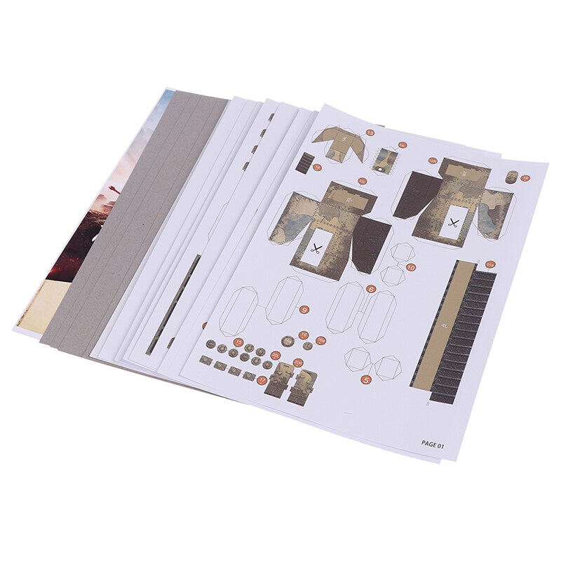 1:35 British Mark.I Male Tank DIY 3D Paper Card Model Building Sets ...