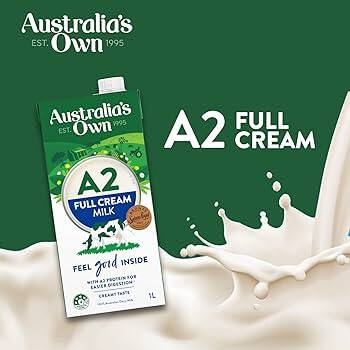 Australia's Own A2 Protein Full Cream Milk 1 Liter | Lazada