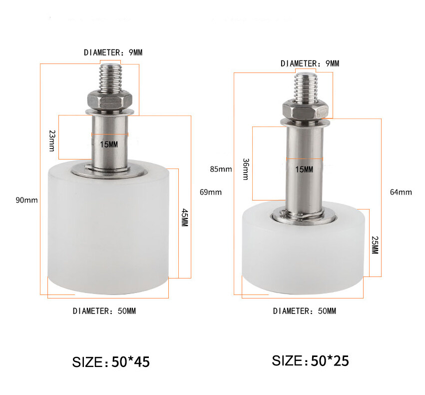 Nylon Pulley Sliding Door Upper Wheel Slide Gate Guide Roller with ...