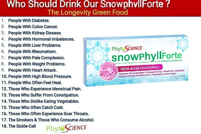 Phytoscience Snowphyll Forte (15 sachets x 3000mg) | Lazada