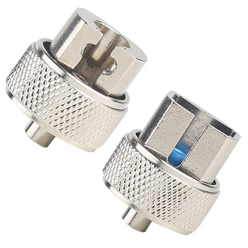 2x OTDR Adapter LC /SC Connector Fiber Optic Adaptors for OTDR Tester ...