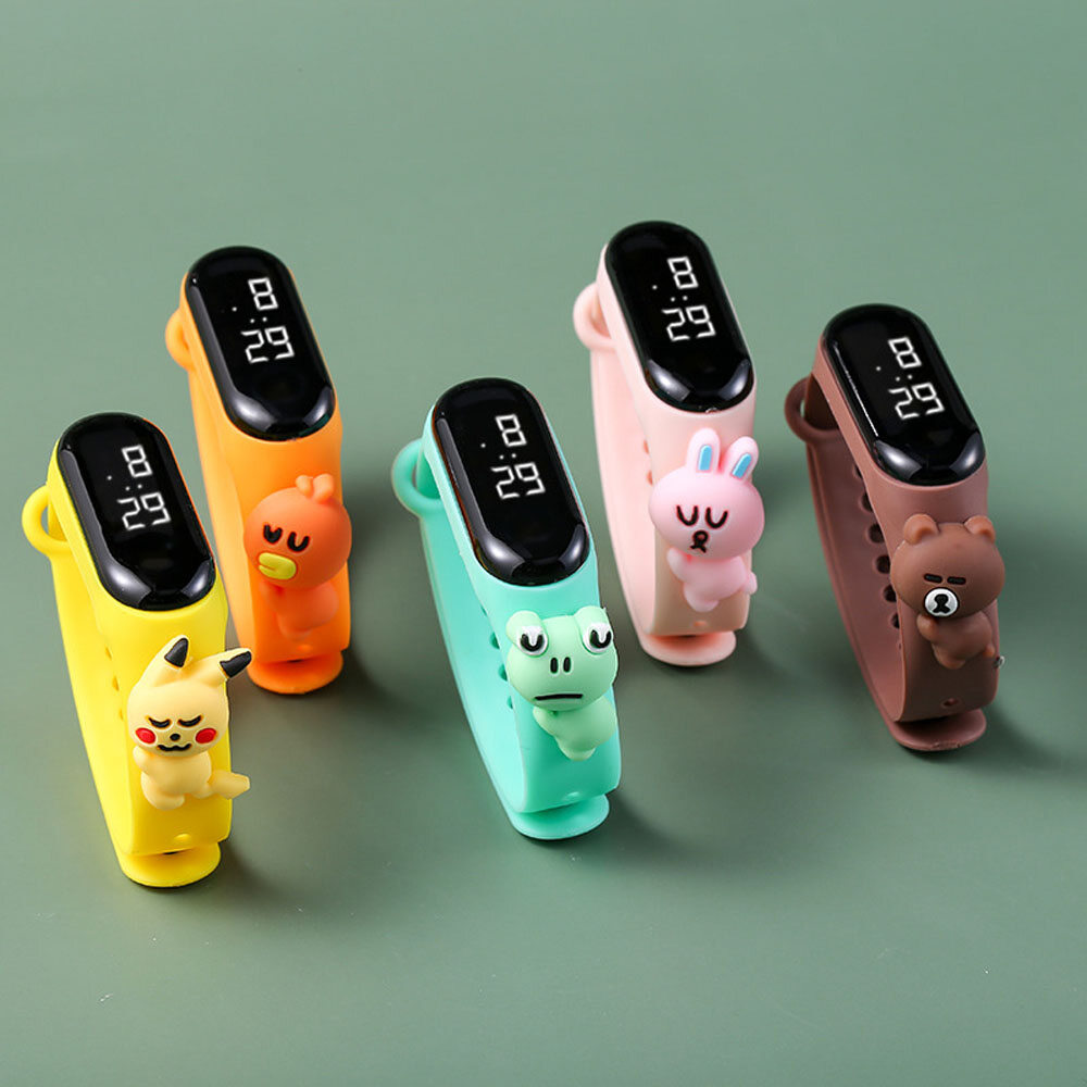 YOCKY ของขวัญเด็กชายหญิงอิเล็กทรอนิกส์วันที่นาฬิกา Great White Pikachu ...