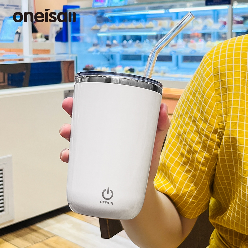 ONEISALL อัตโนมัติ Self-Stirring แก้วกาแฟนมผสมน้ำถ้วย USB Charge ชา ...