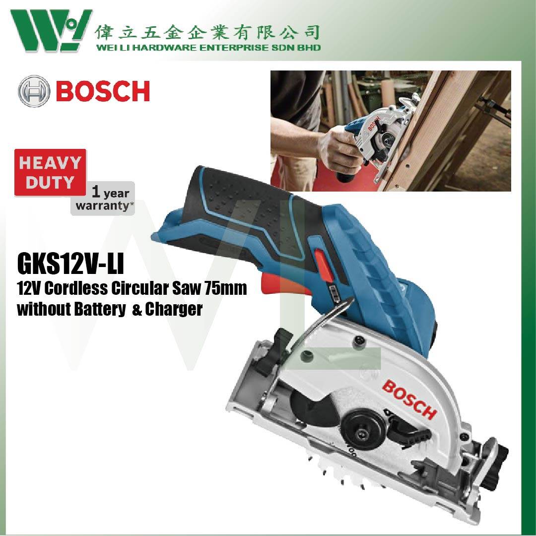 Bosch GKS12V-LI Cordless Circular Saw 12V / mini circular saw cordless ...