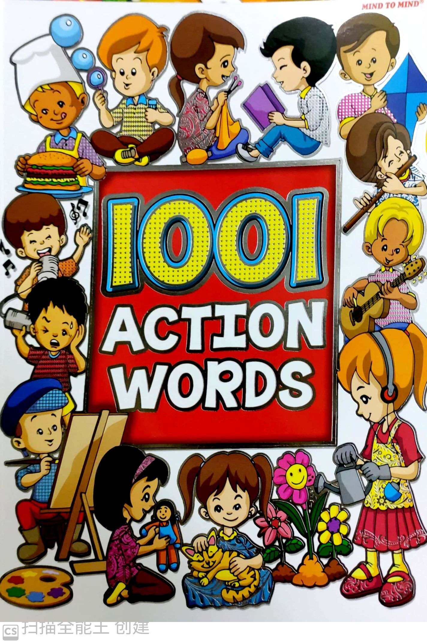 [SB] 1001 Action Words Book / 1001 Kata Asas Pertama Dwibahasa Buku ...