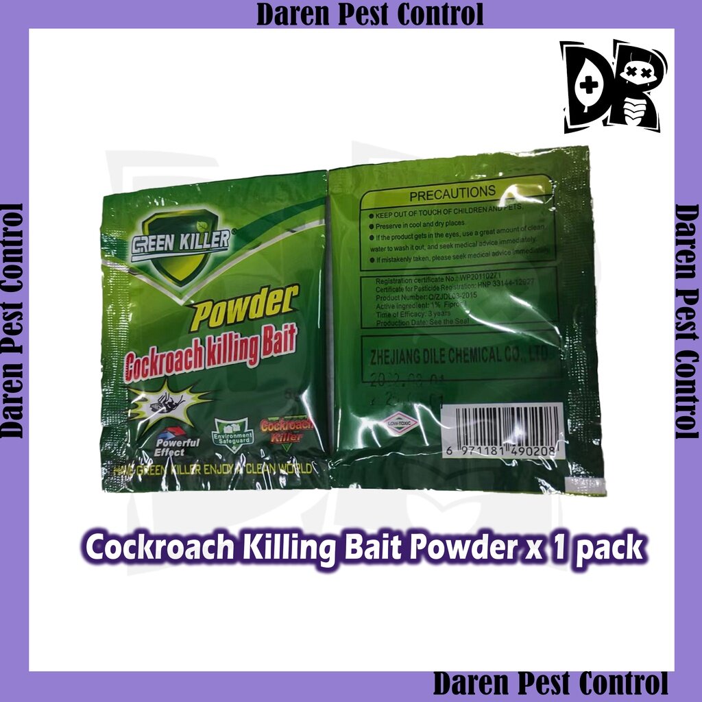 DAREN POWDER ANT KILLER COCKROACH KILLER KILLING BAIT 5g ubat lipas ...