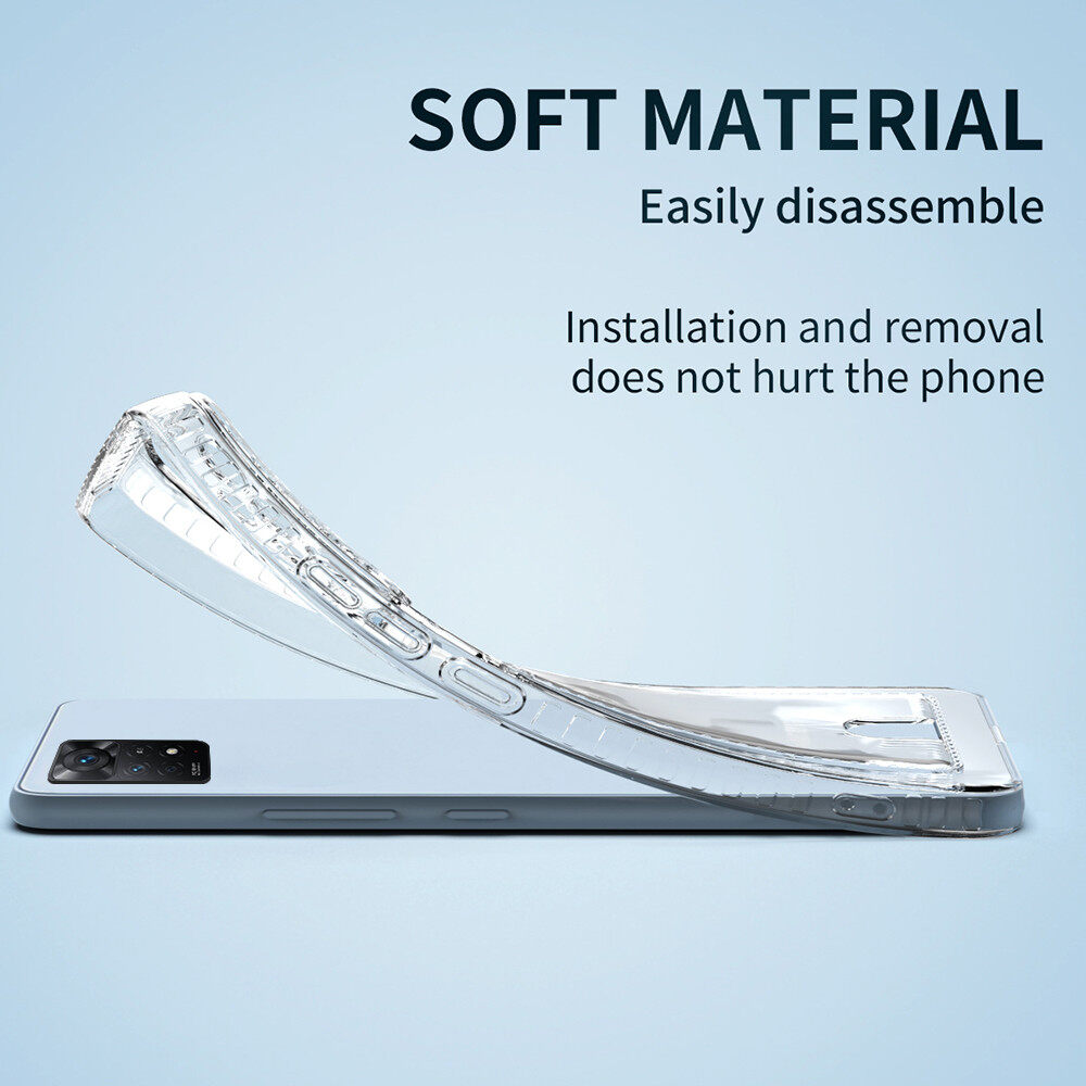 TransparentFor Infinix Note 12 G96 Case Clear Card Wallet Back Soft TPU ...