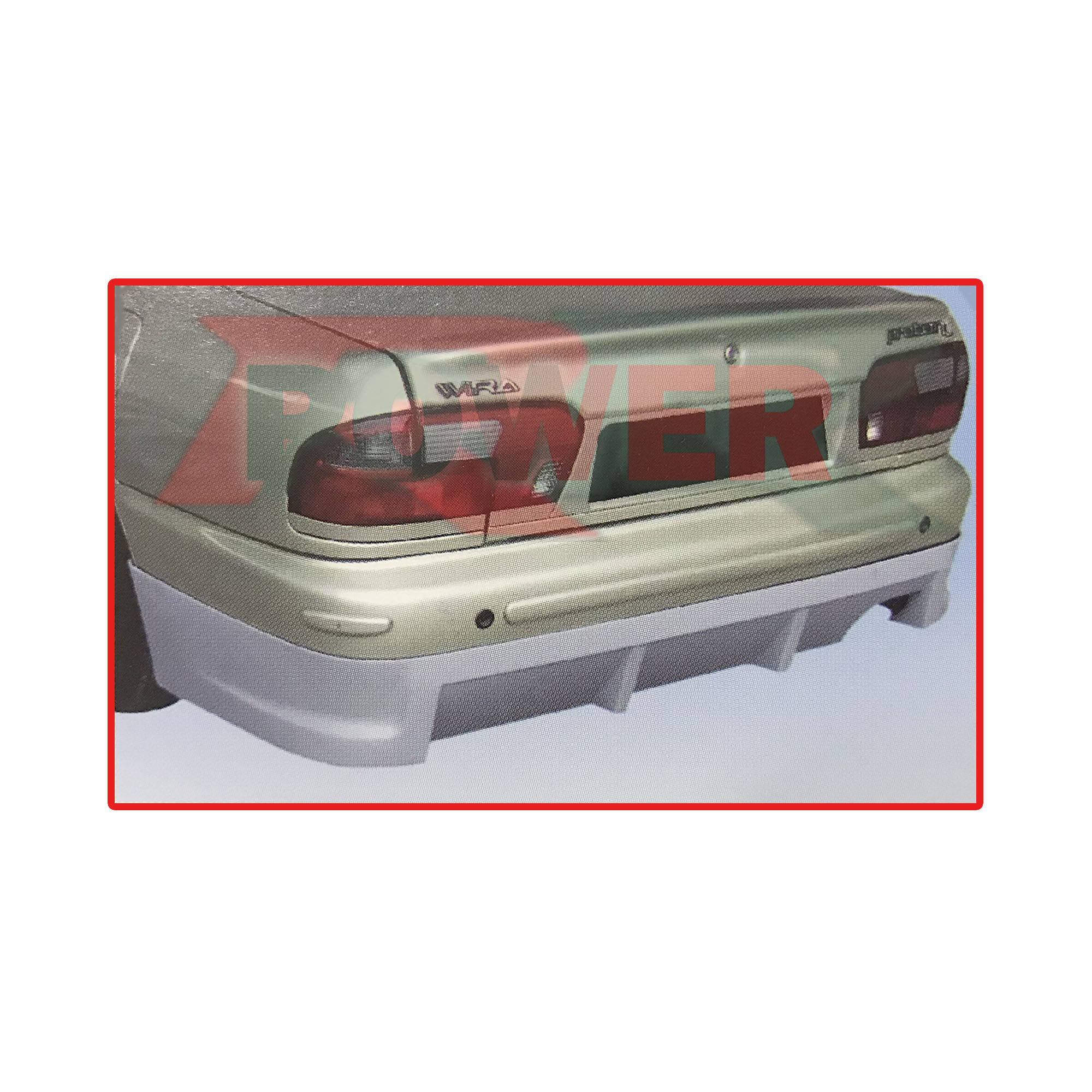 Proton Wira Aeroback (1993-2007) NM Style Rear Back Skirt Skirting ...
