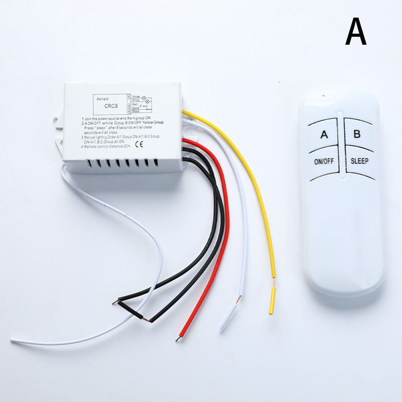 🔨 TOOL Wireless ON/OFF 220V Lamp Remote Control Switch Receiver ...
