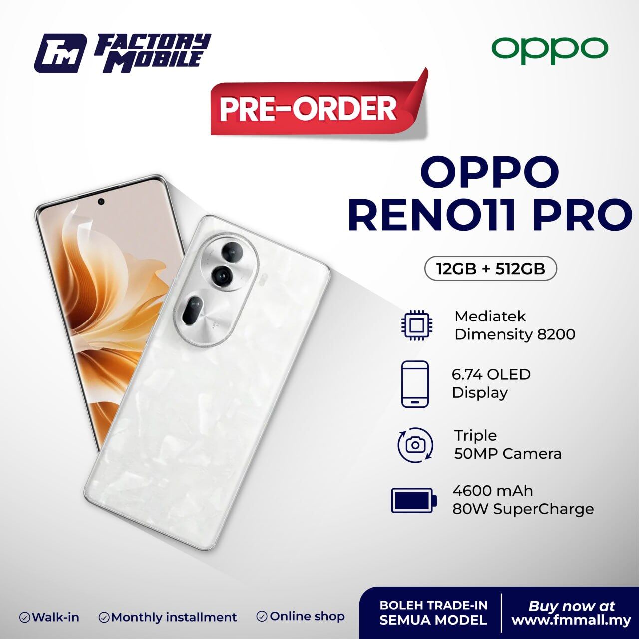OPPO RENO 11 PRO (PRE-ORDER) | Lazada
