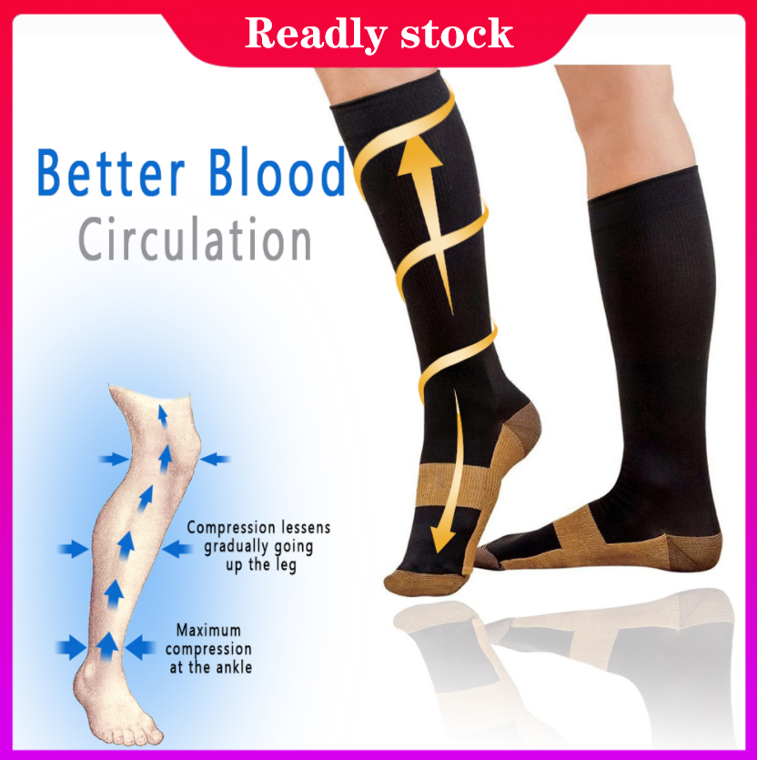 【Miracle Copper Socks】Anti-fatigue Compression Socks Foot Calf Ankle ...