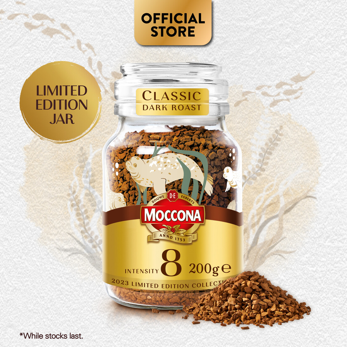 [Limited Edition] MOCCONA Freeze Dried Instant Coffee Jar, 200g [HALAL ...