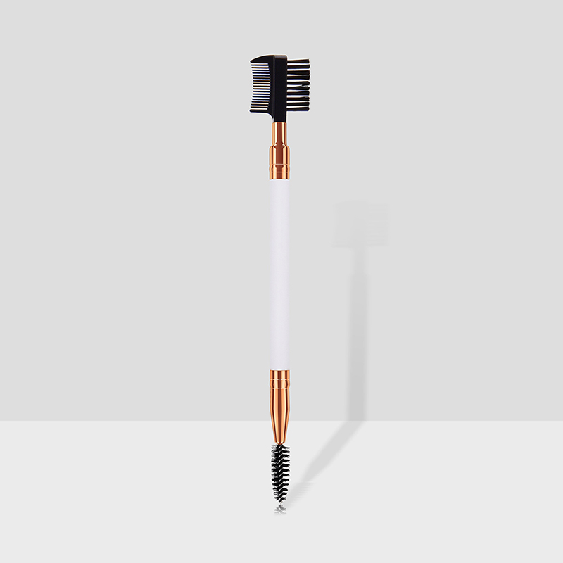 1PC Double Ended Eyebrow Comb Brush Makeup Brush Eyelash Applicator ...
