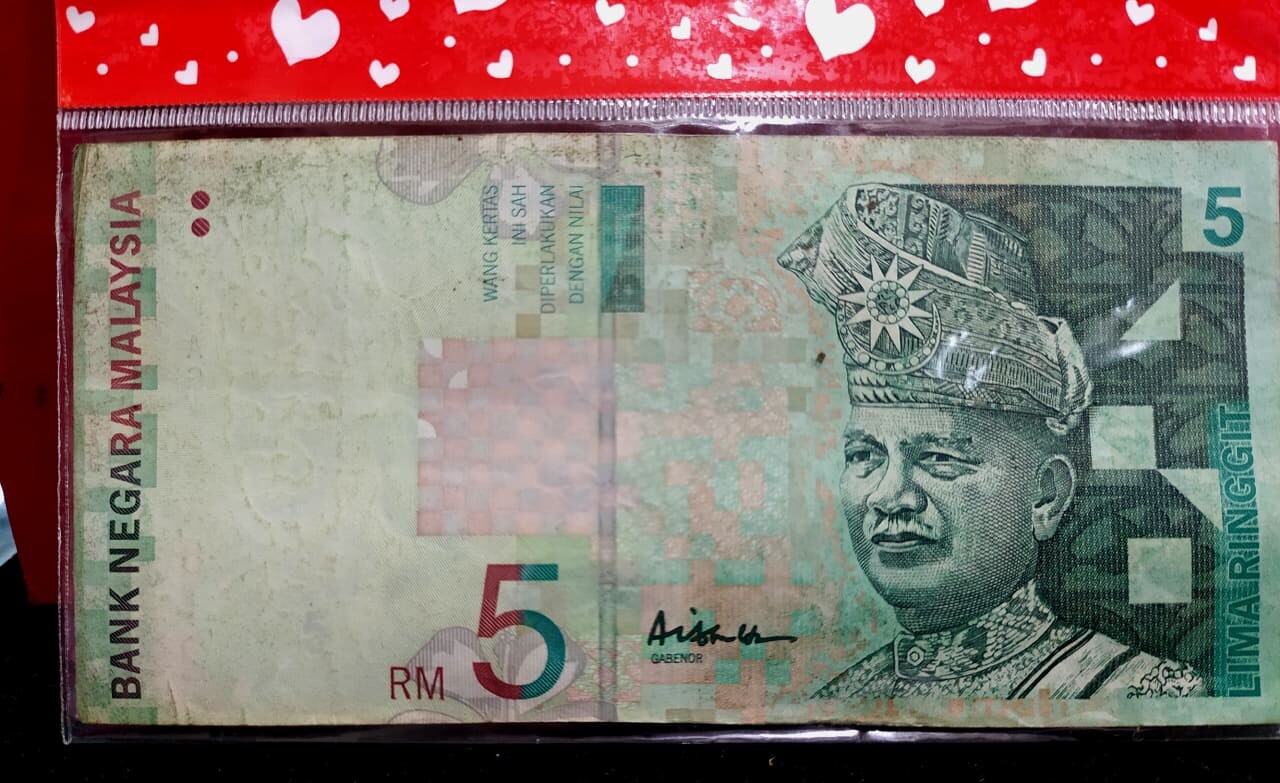 Wang Kertas Lama RM5 (Signature yg Tercantik Ali Abul) dan RM1 Dua ...