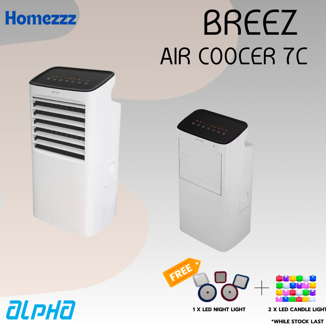 ALPHA Alphafan - BREEZ Air Cooler 7L (4 Speed Remote) | Lazada