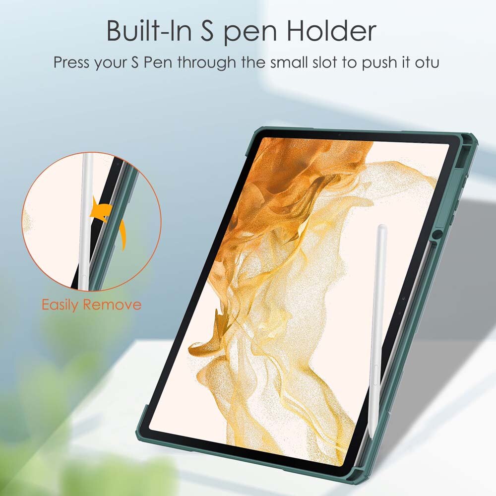 สำหรับ Samsung Galaxy Tab S8 Plus 12.4นิ้ว SM-X800 X806 S7 FE Plus ...