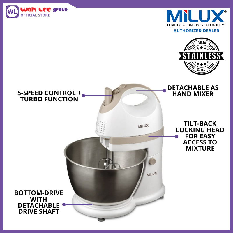 Milux Stand Mixer MSM-9906 WAH LEE STORE | Lazada