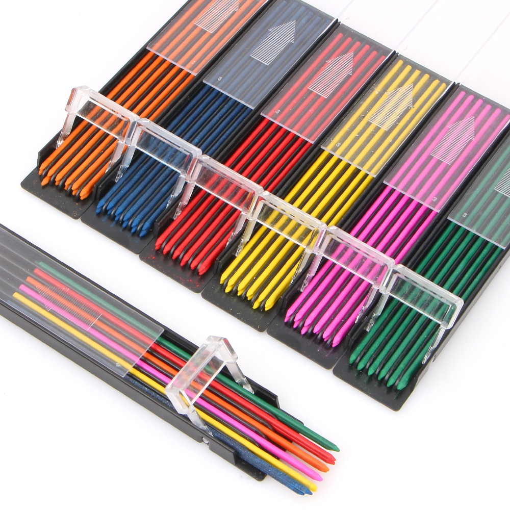 2mm Color Pencil Lead 6 Colors 2 0mm Lead Refills For Mechanical Pencil 2mm Color Pencil Lead 6 Colors 2 0mm Lead Refills For Mechanical Pencil