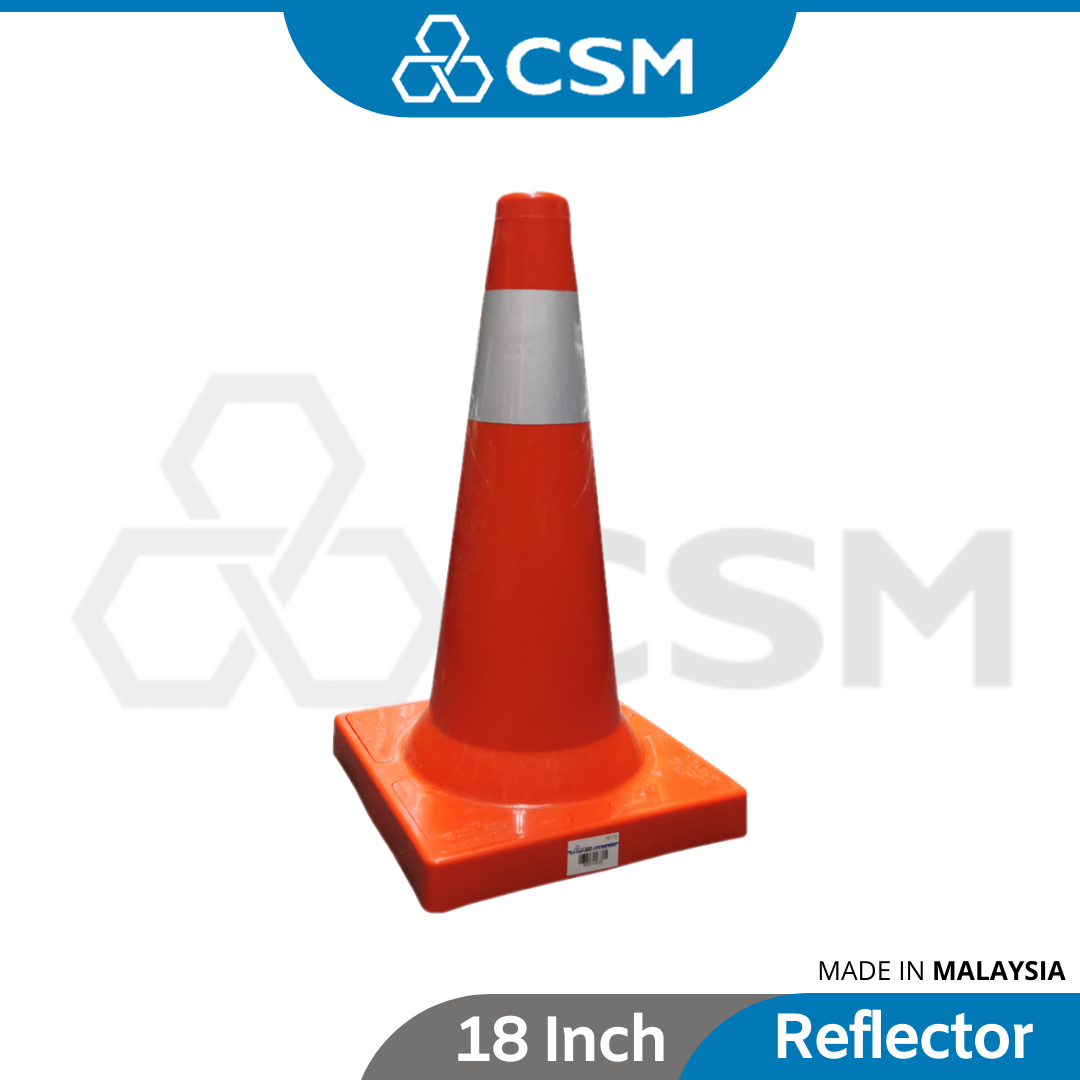 CSM 18" Inch Safety Cone With Reflector Traffic Cone / Safety Cone ...