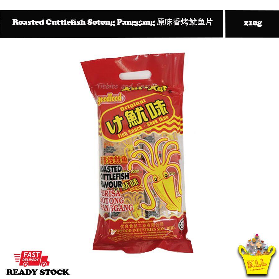 Goodfood Kat-Kat Original Fish Snack Roasted Cuttlefish Sotong Panggang ...