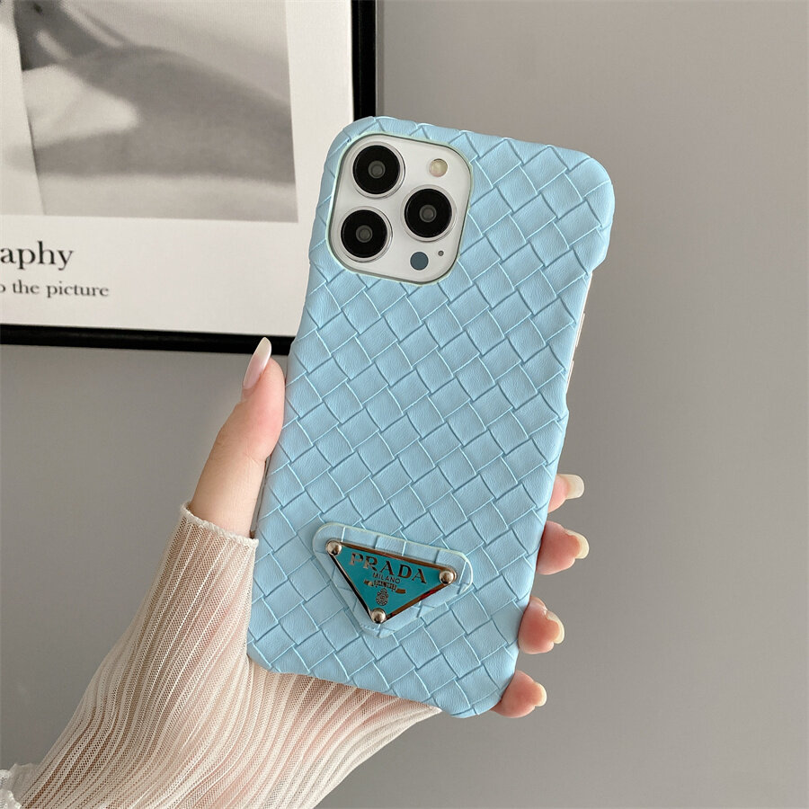 Luxury brand high-end woven phone case for iphone 13 13pro 13promax 12 ...