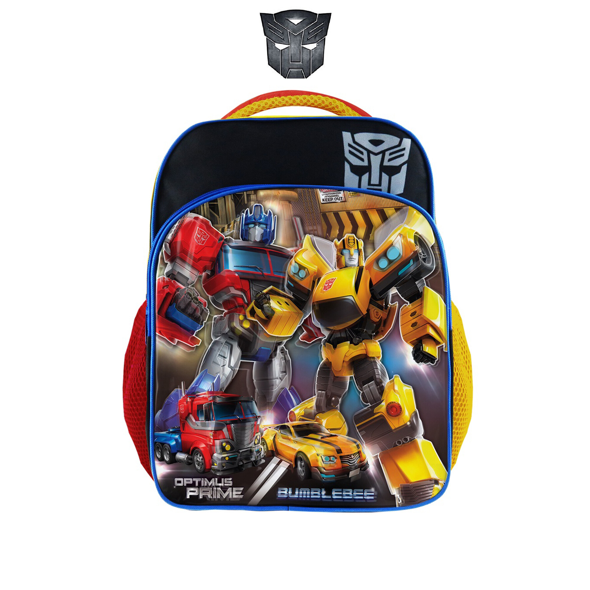 🌟New! Transformers Optimus Prime and Bumblebee Megatron 14" Backpack ...