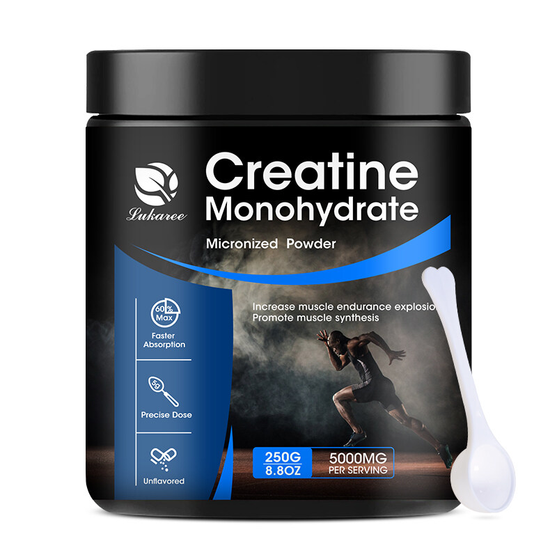 LUKAREE Creatine Powder 5000mg Creatine Muscle Builder Post Workout ...