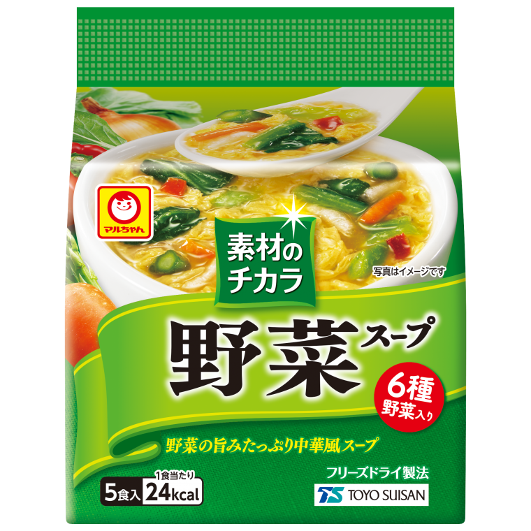【JAPAN PRODUCT】Maru-chan's Tomato & Egg Soup and Vegetable Soup 5 ...
