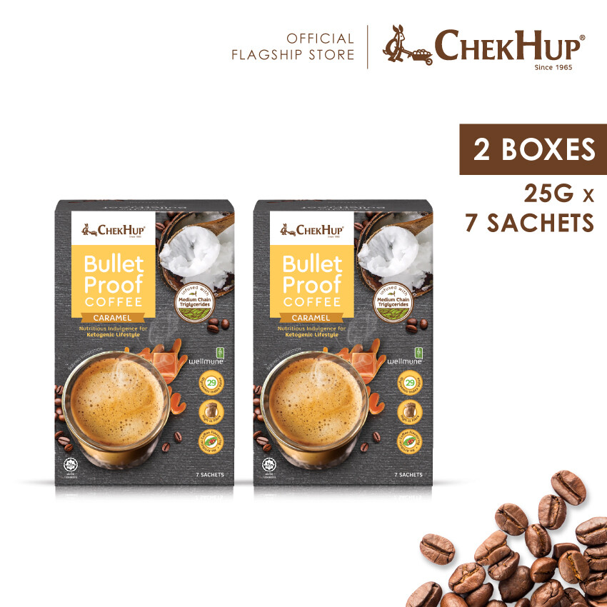 Chek Hup Bulletproof Coffee Caramel (25g x 7's) [Bundle of 2] | Lazada