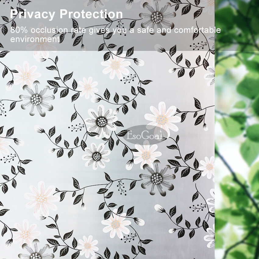 EsoGoal Decals Stickers Frosted DIY Self-adhesive Window Films ...