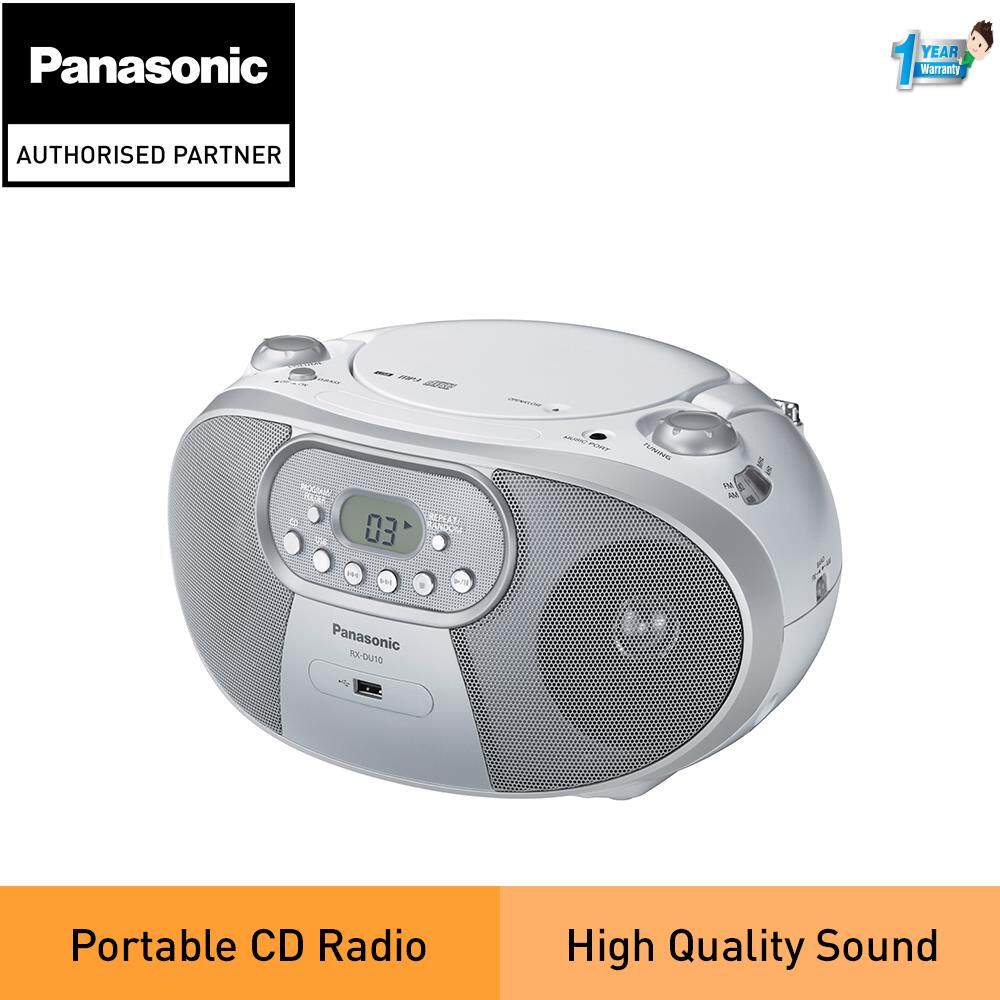 PANASONIC RX-DU10 RADIO CD PLAYER 50W BOOMBOX RX-DU10GA-W | Lazada