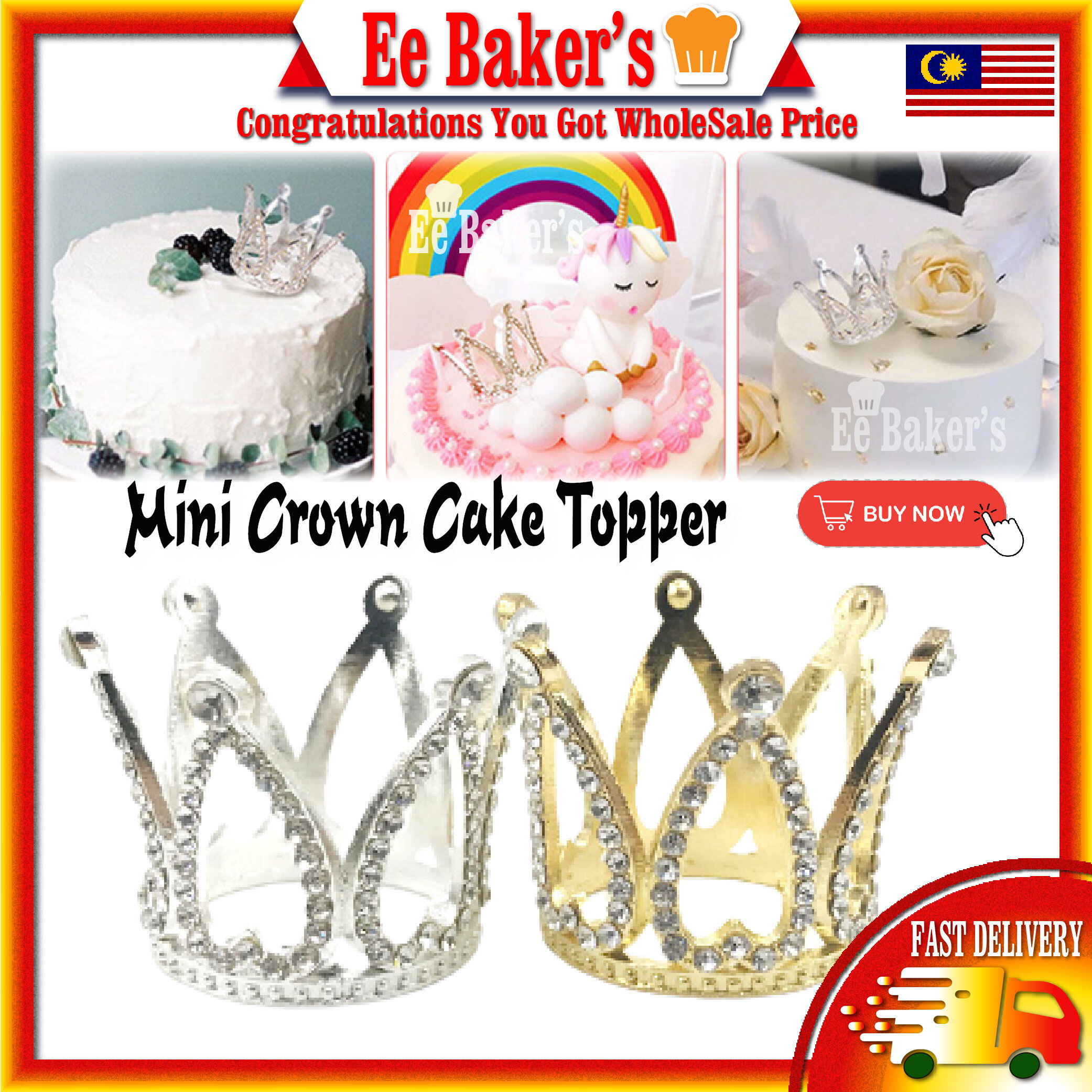 Mini Crown Cake Topper cake decoration cake topper decoration birthday ...