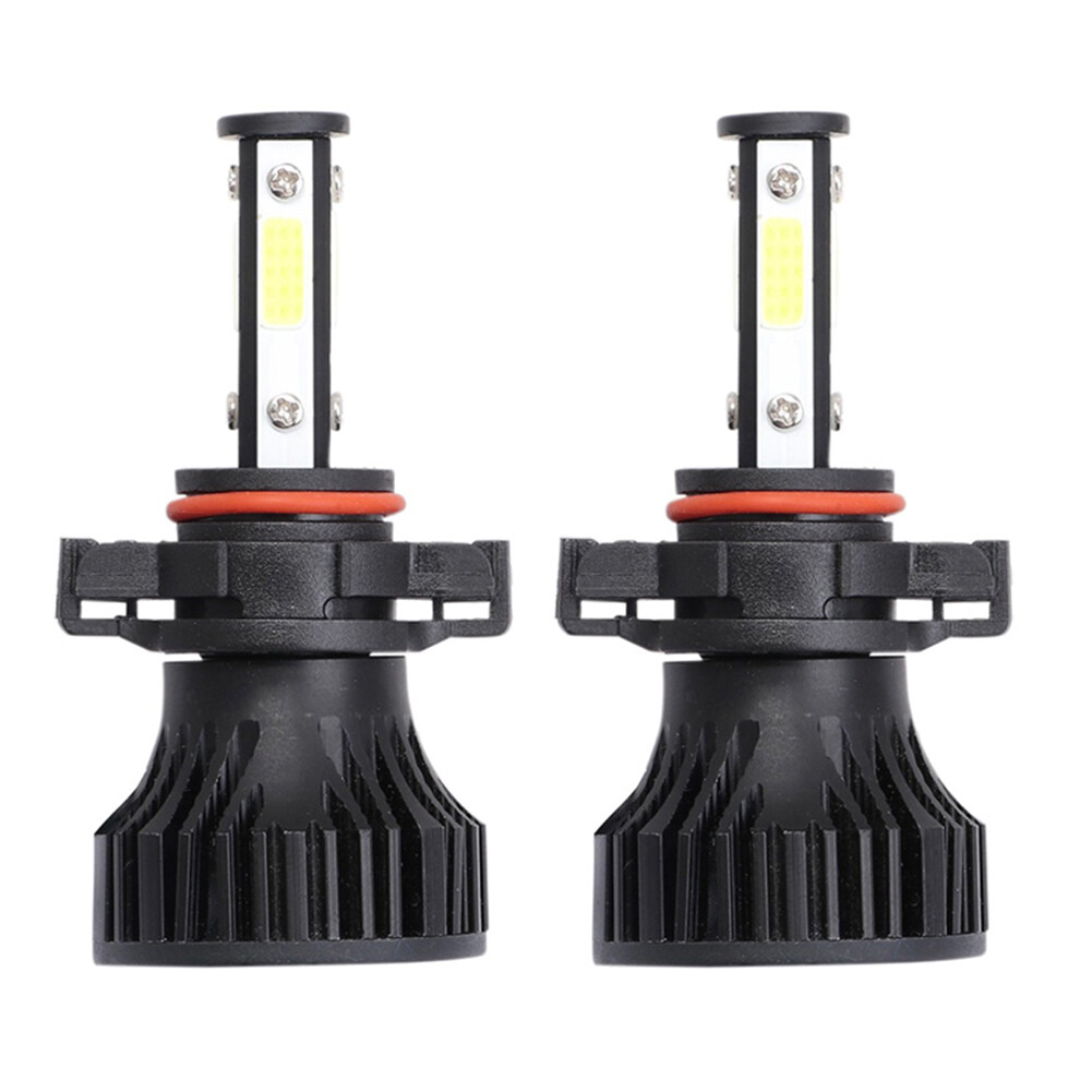 2Pcs 4 Sides H7 H11 H13 9005 9006 5202 LED Car Headlight Fog Lamp Bulbs 6000K 8000LM 52W Auto ...