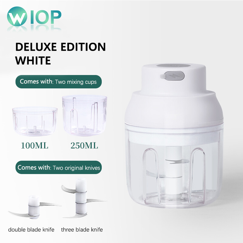 Electric Mini Chopper Meat Grinders Garlic Blender Wireless Portable ...