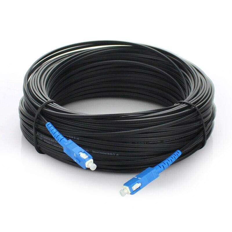 สายไฟเบอร์ออฟติกOutdoor Patch Cord 10M 30M 50M 100M 200M 300M 500M 700M Outdoor Drop Cable SC ...