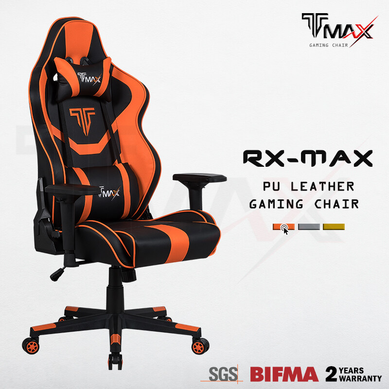 TMAX RX-MAX Gaming Chair with 4D Armrest Professional Design Adjustable ...
