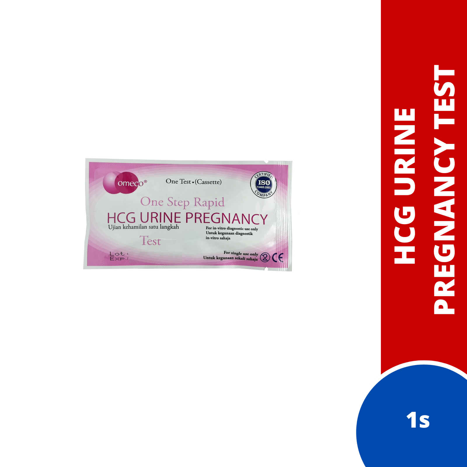 Omeco One Step HCG Urine Pregnancy Test 1's | Lazada