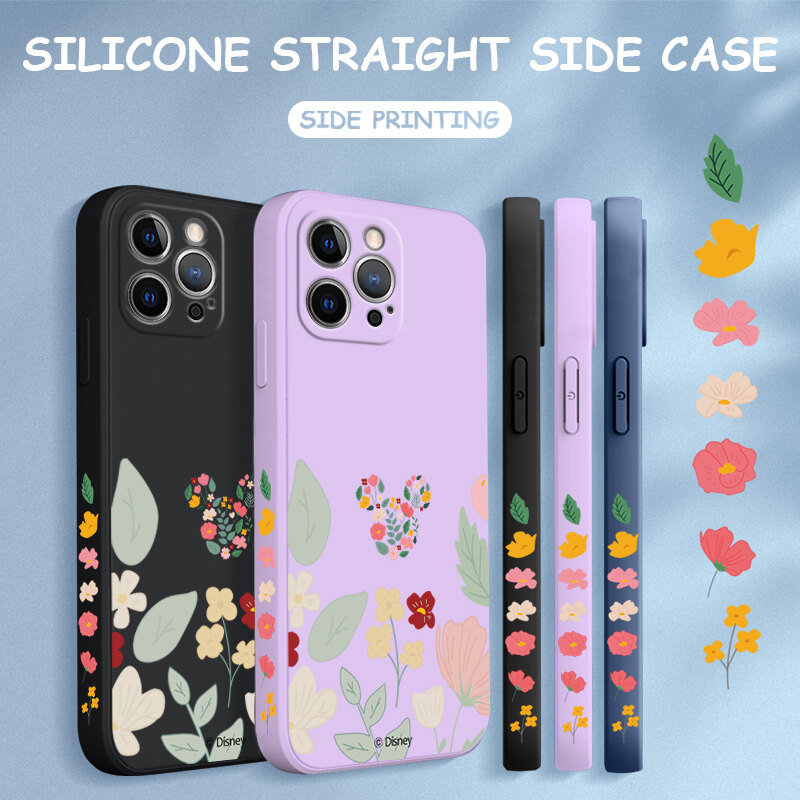 Hontinga Casing Case For Realme 7 5G Case Anime Mickey Mouse Side ...