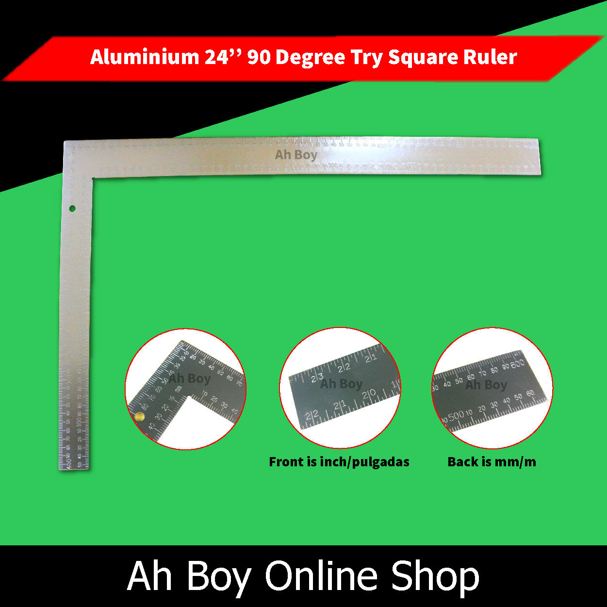 16'' x 24'' 90 Degree Stainless Steel Try Square Ruler 600mm x 400mm ...